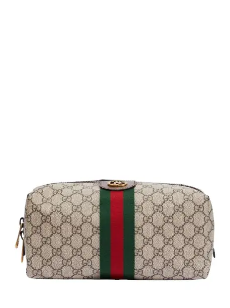 Gucci Gg Cosmetics Case - Beige