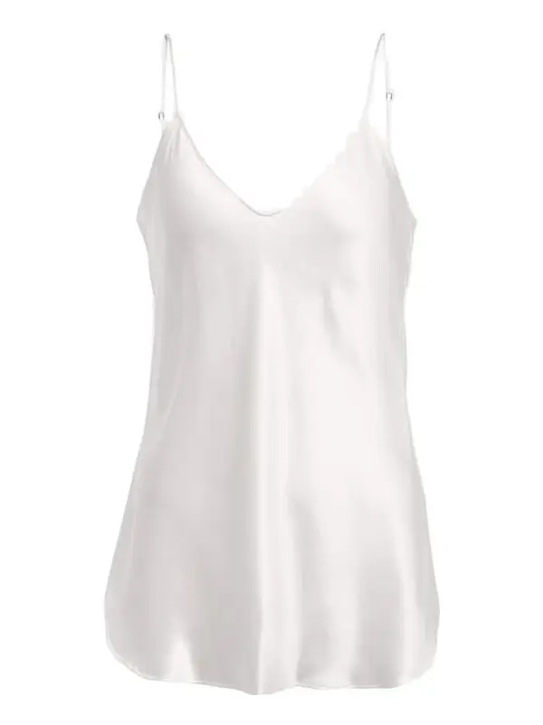 NILI LOTAN Isabella Silk Camisole - White