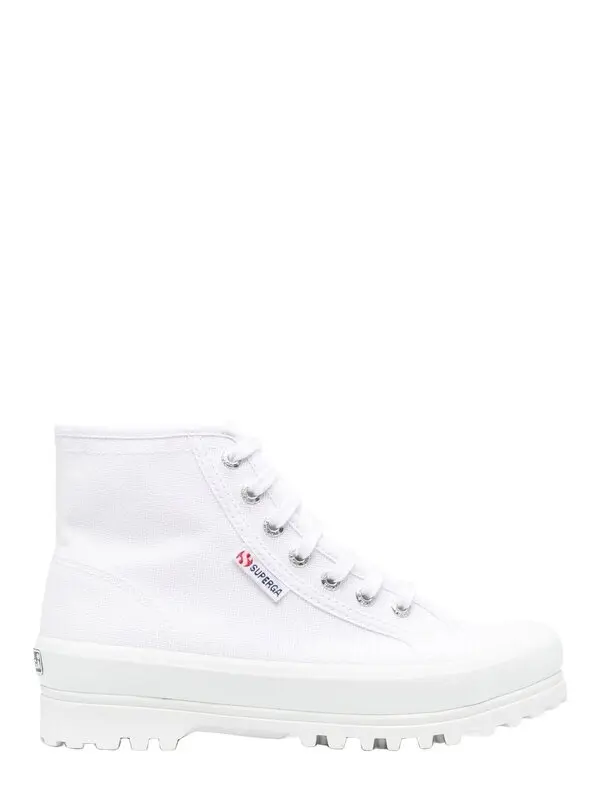 Superga High-top Lace-up Sneakers - White