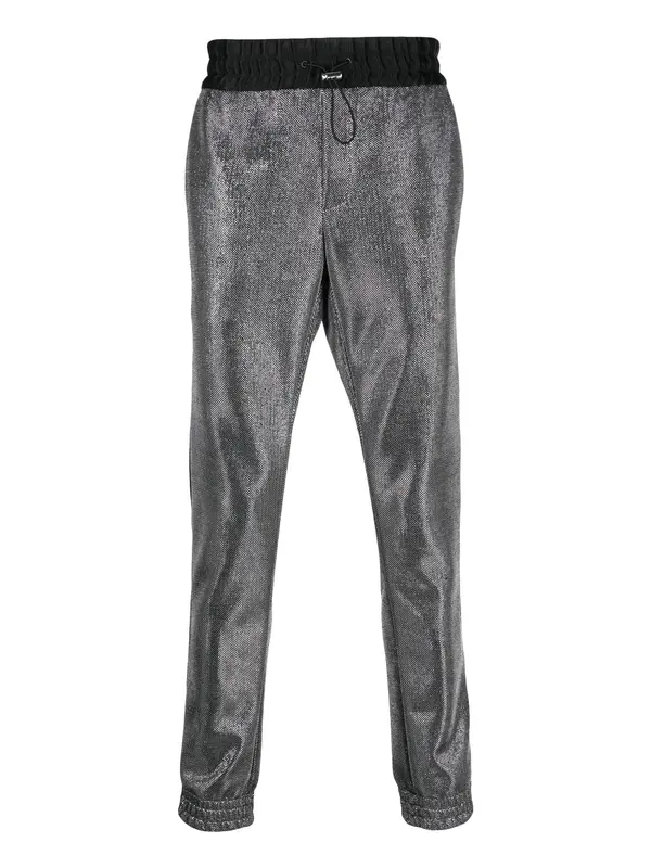 Philipp Plein Drawstring Track Pants - Black