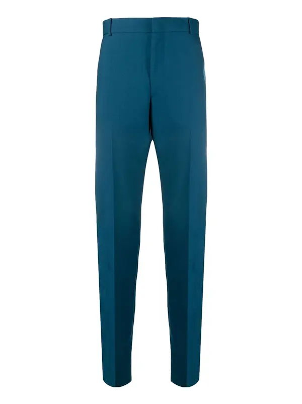 Alexander McQueen Tailored Tapered Trousers - Blue