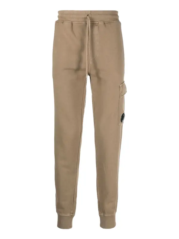 C.P. COMPANY Cotton Track Pants - Brown