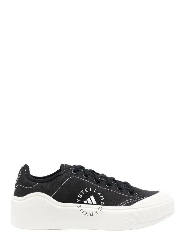 Adidas By Stella McCartney Logo Print Sneakers - Black