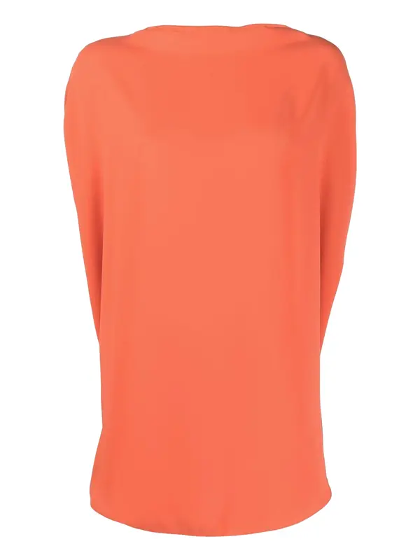 MAISON MARGIELA Mock-neck Blouse - Orange