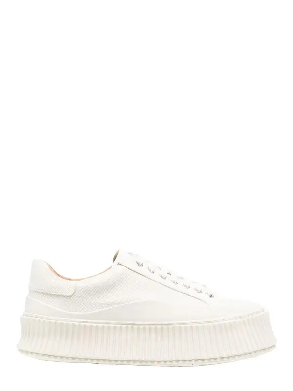 JIL SANDER Canvas Low-top Sneakers - Neutrals