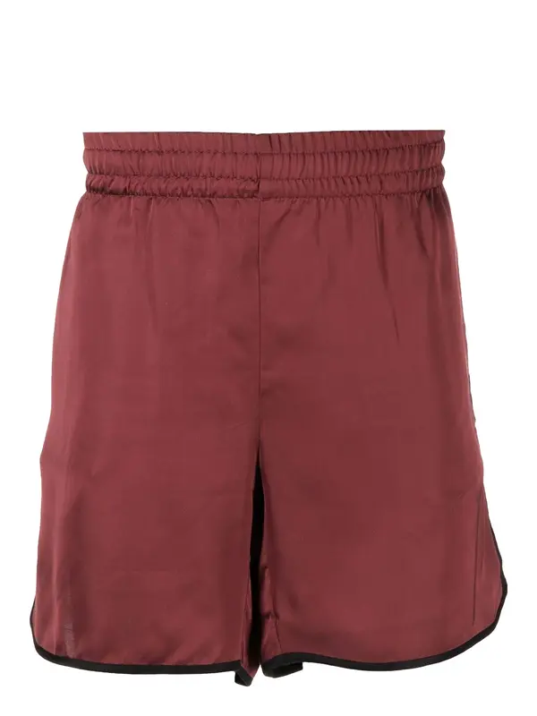 BLUE SKY INN Satin-finish Shorts - Brown
