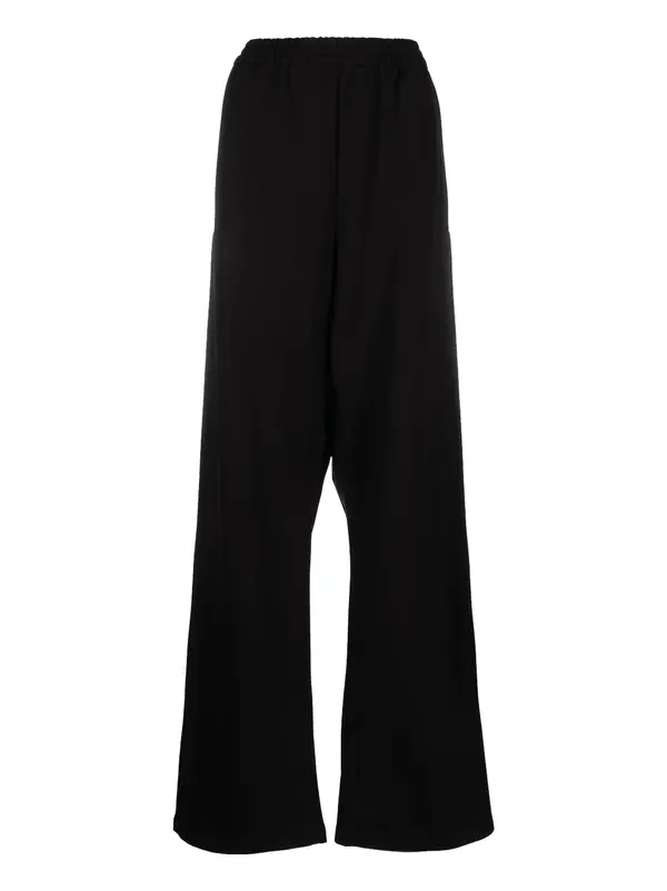 Balenciaga Wide-leg Trousers - Black