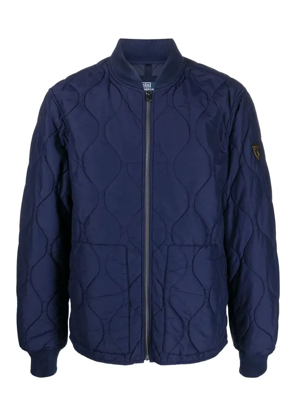 Polo Ralph Lauren Quilted Bomber Jacket - Blue