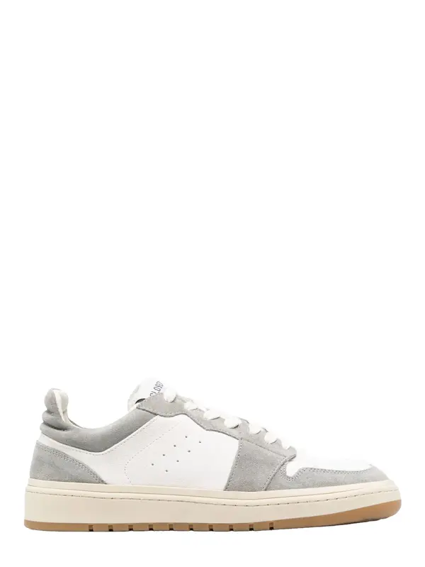 Closed Panelled Low-top Sneakers - White