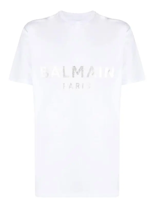 Balmain Logo-print Detail T-shirt - White