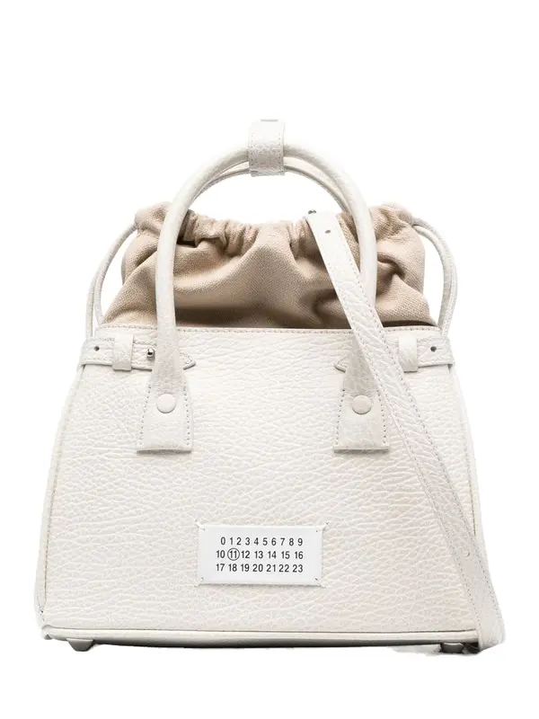 MAISON MARGIELA Mini 5ac Drawstring Top-handle Bag - Neutrals