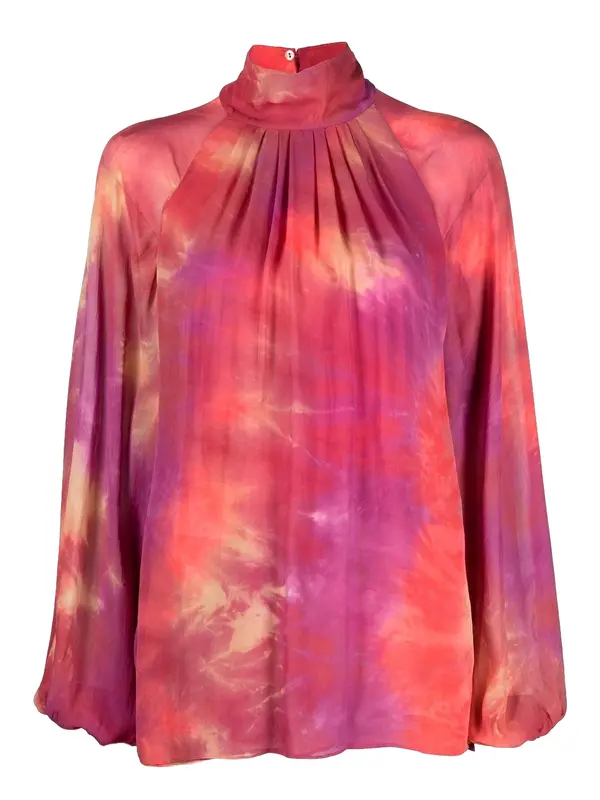 Roberto Cavalli Tie-dye Blouse - Pink