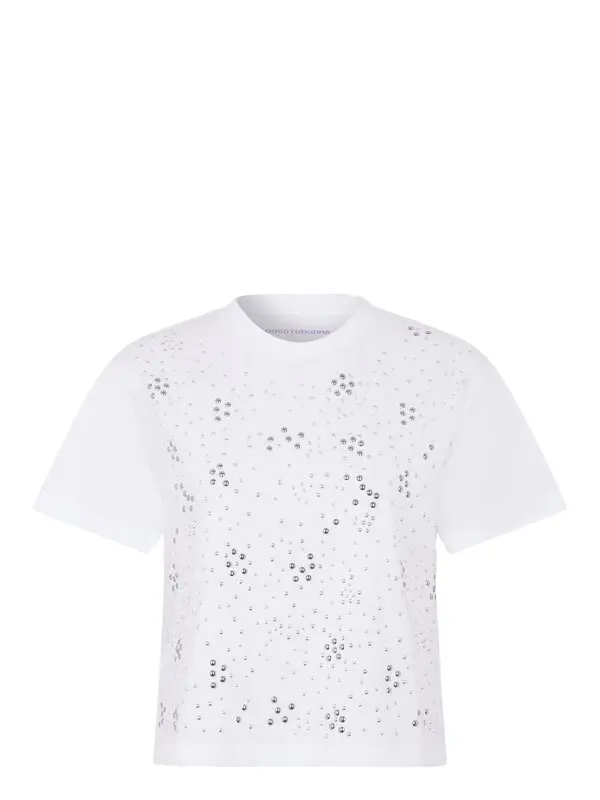 Rabanne Studded T-shirt - White