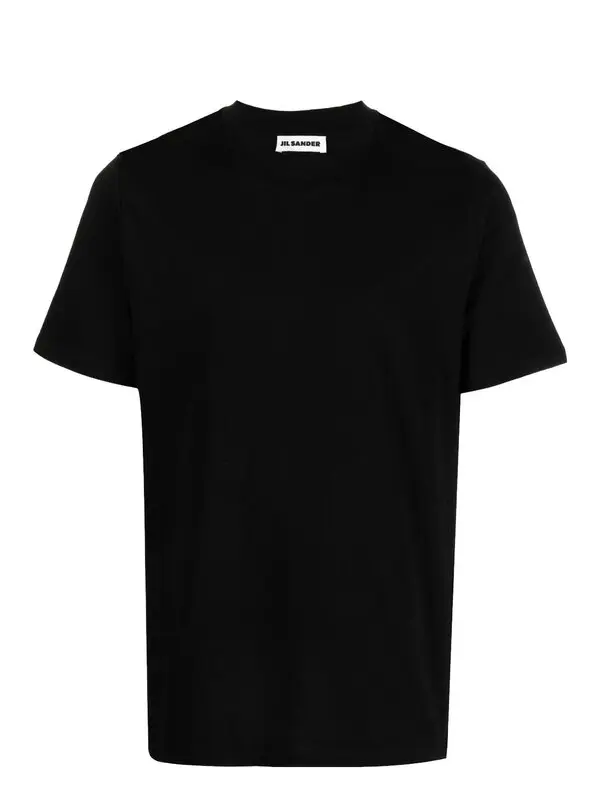 JIL SANDER Round-neck Short-sleeve T-shirt - Black