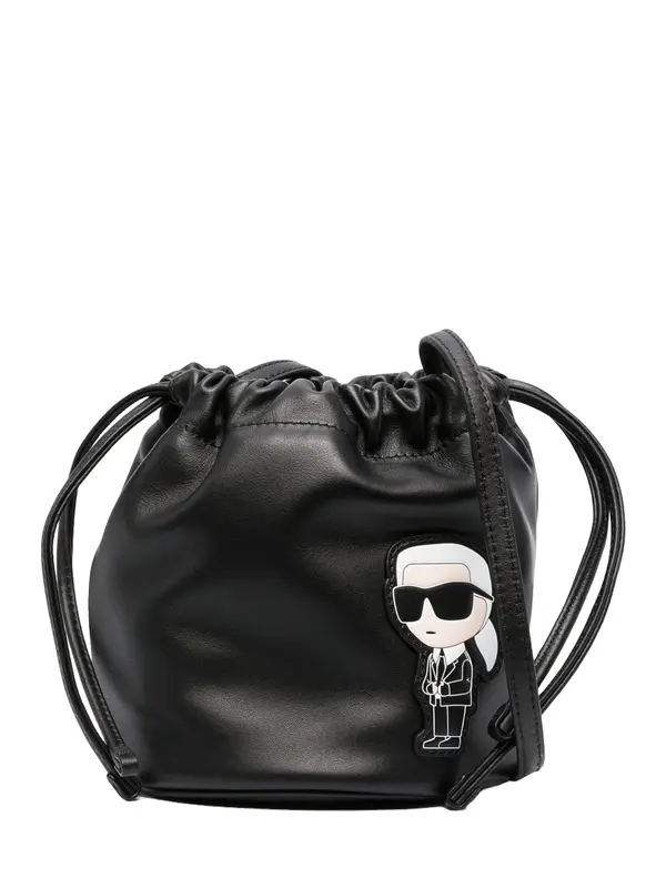 Karl Lagerfeld Ikon 2.0 Bucket Bag - Black