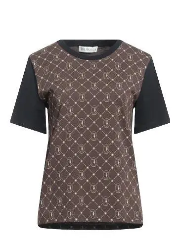TRUSSARDI T-shirt In Cotton Jersey - Brown