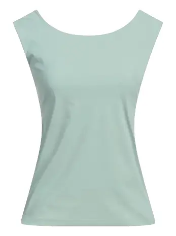 Chiara Boni La Petite Robe Synthetic Jersey Top - Sage Green