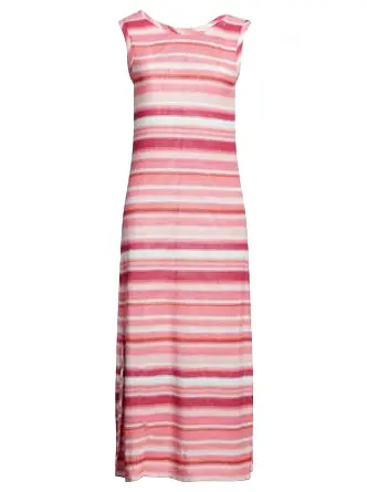 PEPITA Multicolor Pattern Midi Dress - Red