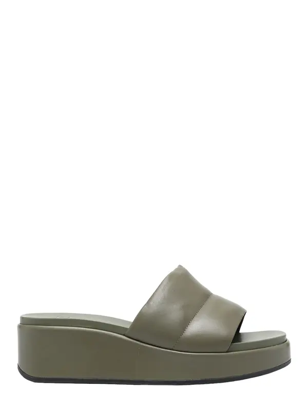Camper Misia Leather Sandals - Green