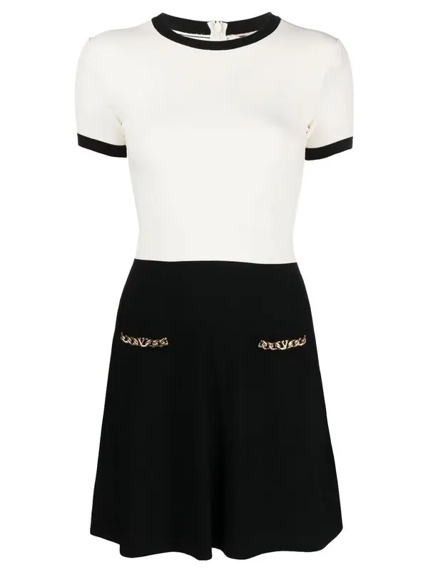 Valentino Garavani Vlogo Short-sleeve Minidress - Black