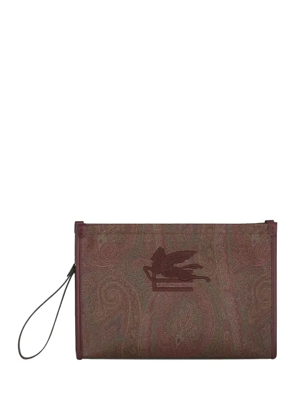 Etro Paisley Print Pouch - Red