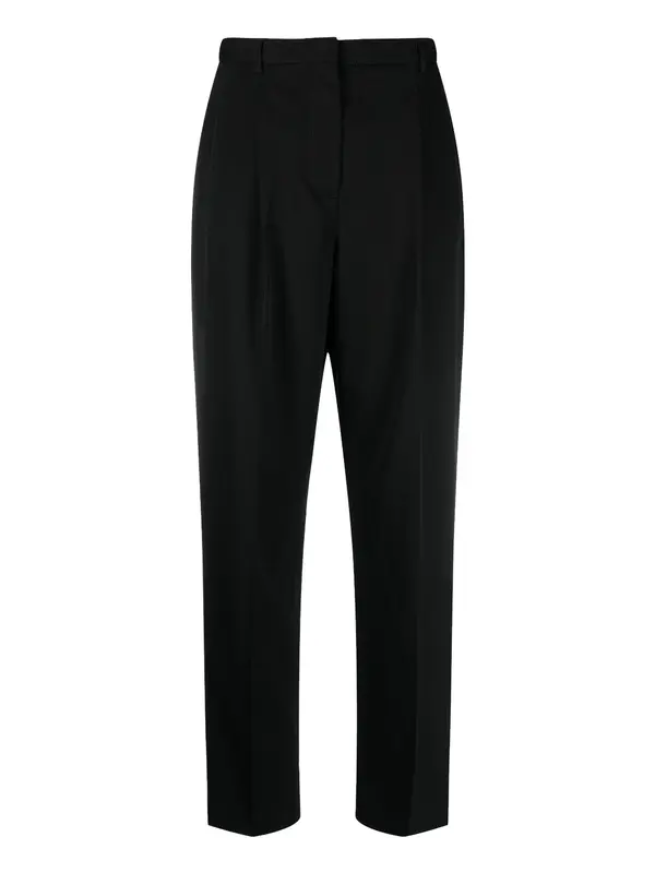 Tory Burch Wool Twill Trousers - Black
