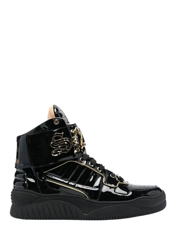 Philipp Plein X Snoop Dogg Pleindogg High-top Sneakers - Black