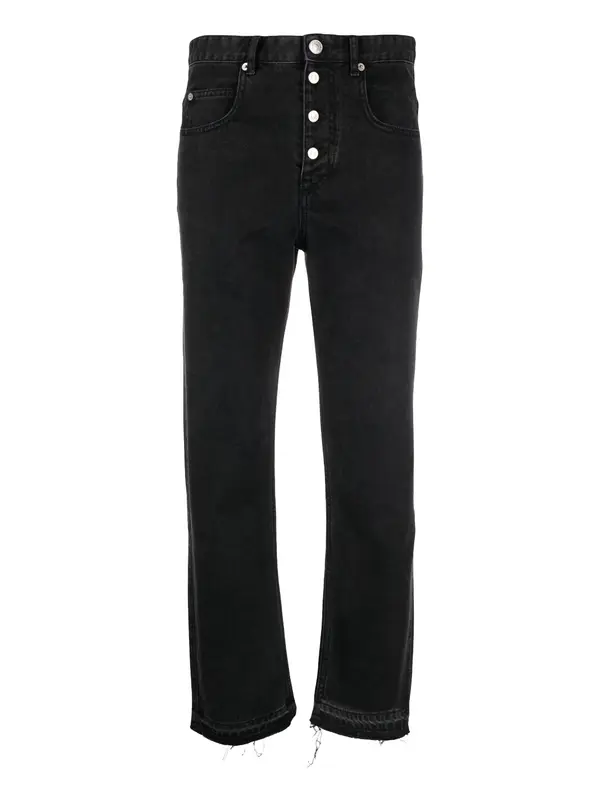 MARANT ETOILE Belden Straight-leg Jeans - Black