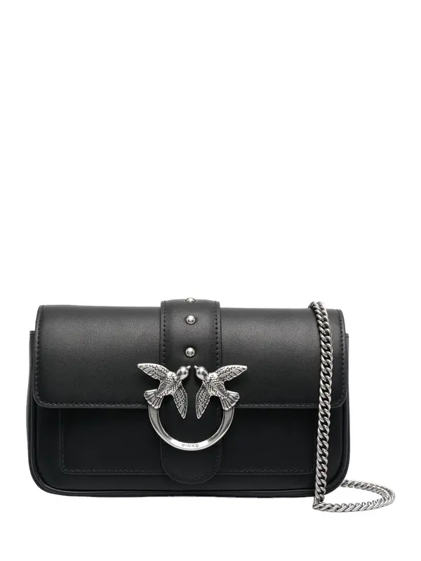 Pinko Love Mini Icon Crossbody Bag - Black