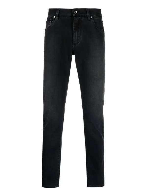Dolce & Gabbana Slim-fit Jeans - Black