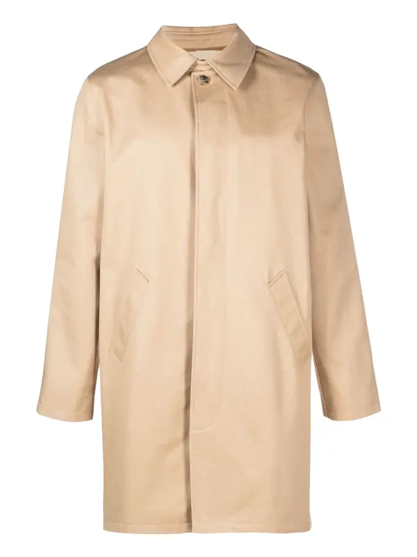 A.p.c. Ville Cotton Raincoat - Neutrals