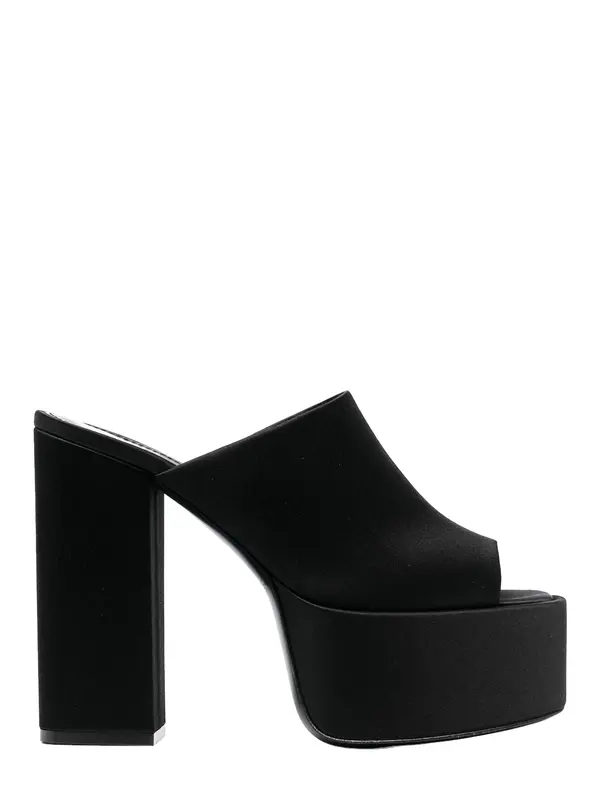 Paris Texas Sasha Open Toe Sandals - Black