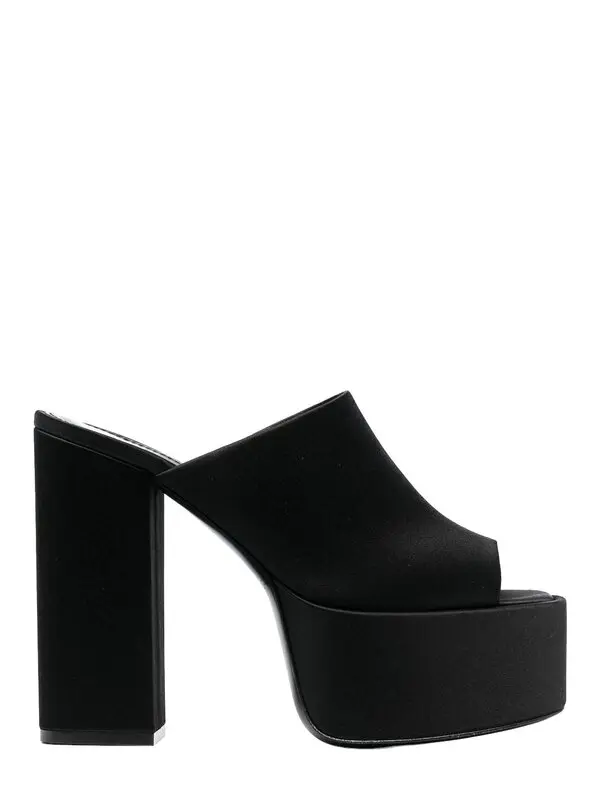 Paris Texas Sasha Open Toe Sandals - Black