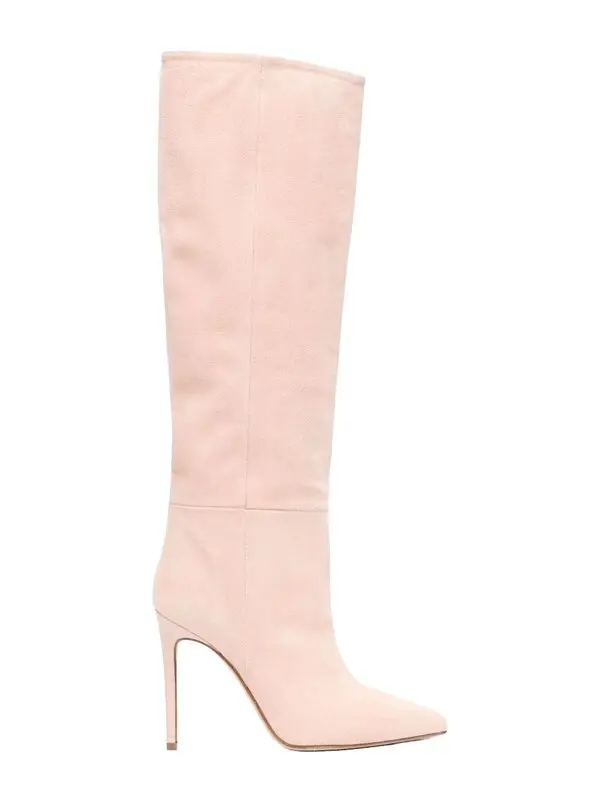 Paris Texas 110mm Knee-high Stiletto Boots - Neutrals