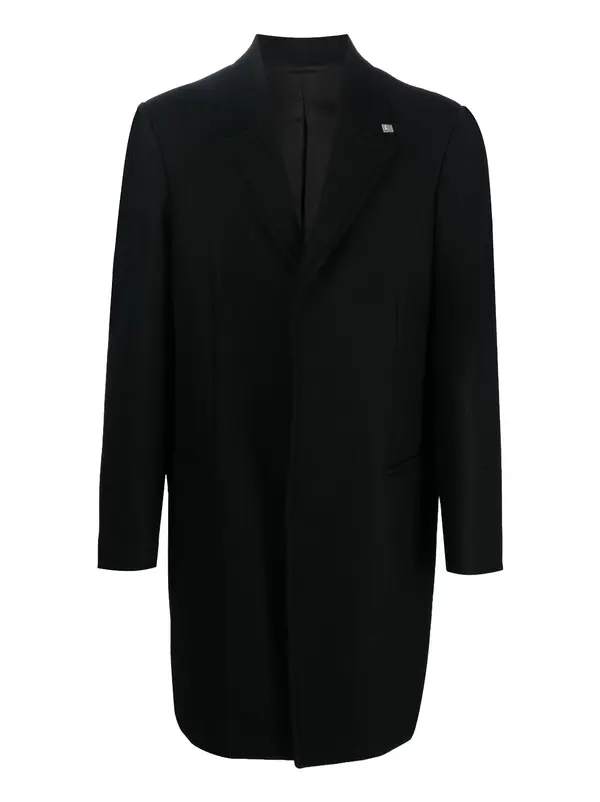 1017 Alyx 9sm Single-breasted Mid-length Coat - Black