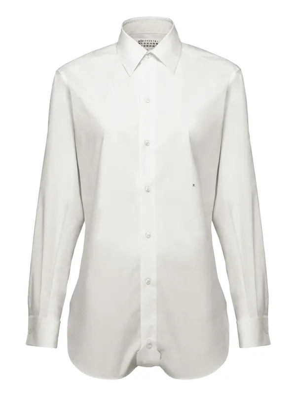 MAISON MARGIELA Cotton Poplin Shirt - White