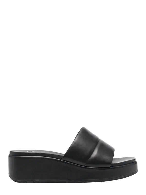 Camper Misia Leather Sandals - Black