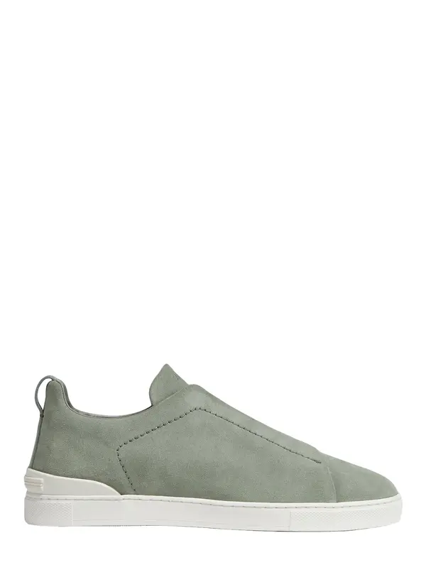 Zegna Triple Stitch Sneakers - Green