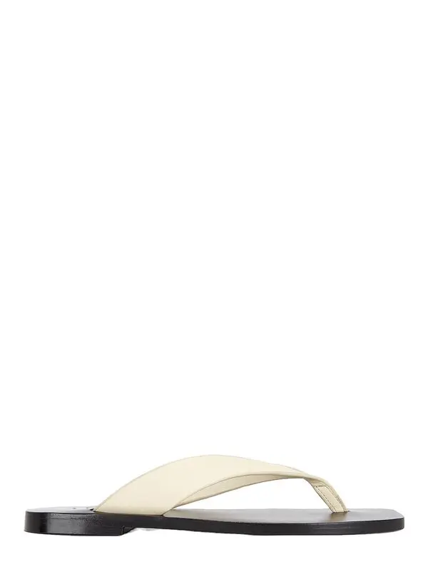 A.emery Kinto Sandal - Eggshell & Black