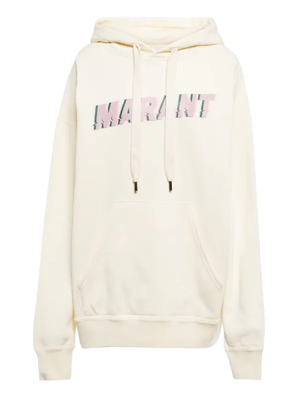 MARANT ETOILE Mansel Logo Hoodie - White