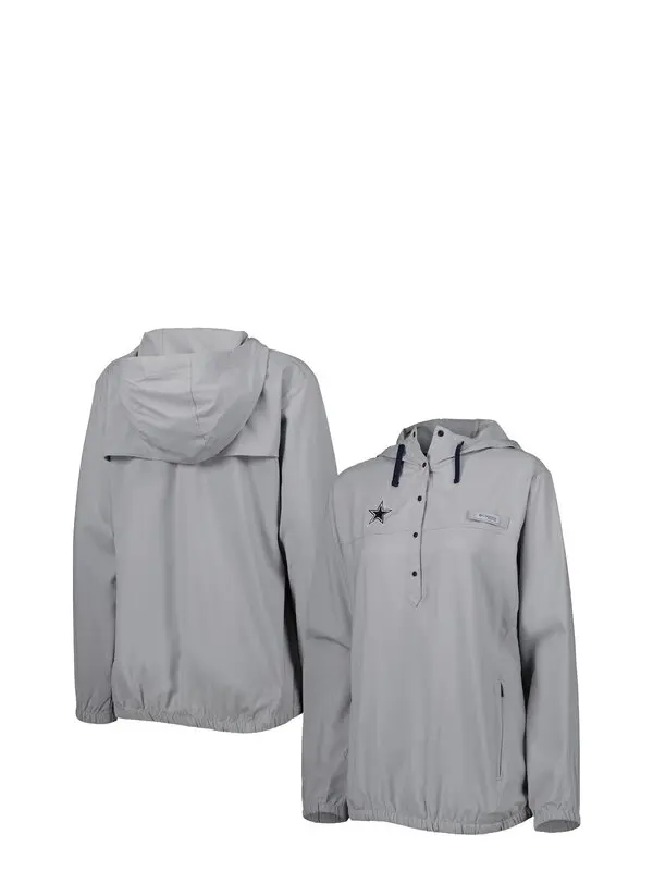 Columbia Dallas Cowboys Tamiami Omni-shade Pullover Hoodie - Gray