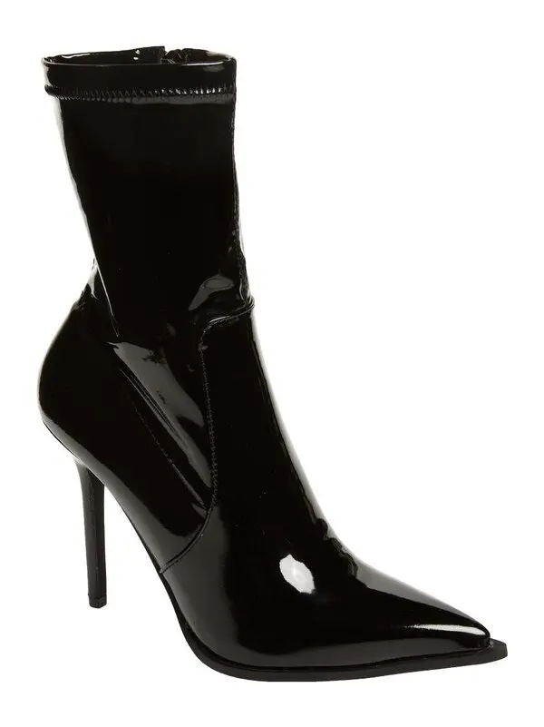 AZALEA WANG Isabella Pointed Toe Bootie - Black