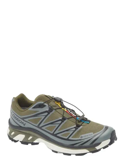 SALOMON Gender Inclusive Xt-6 Gore-tex® Waterproof Sneakers - Olive Night