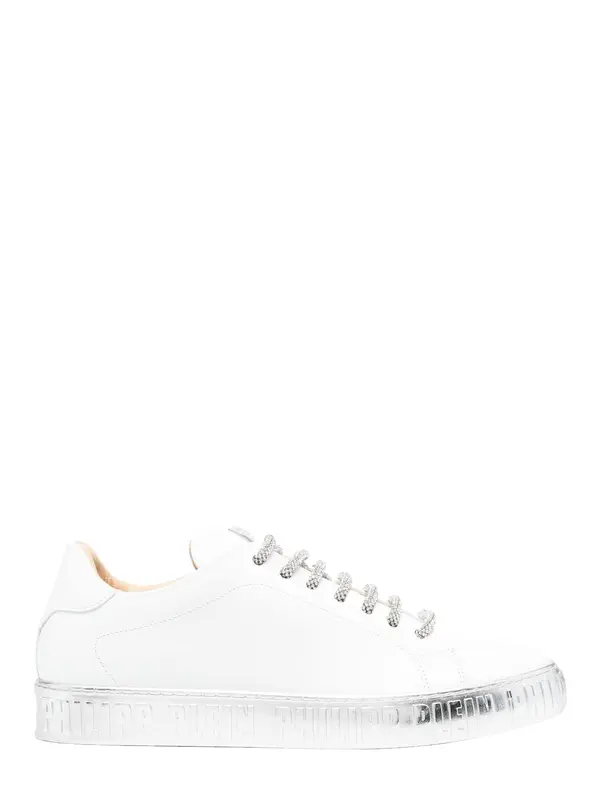 Philipp Plein Strass Low-top Sneakers - White