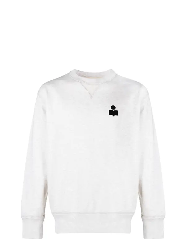 MARANT Mike Logo-embroidered Sweatshirt - White
