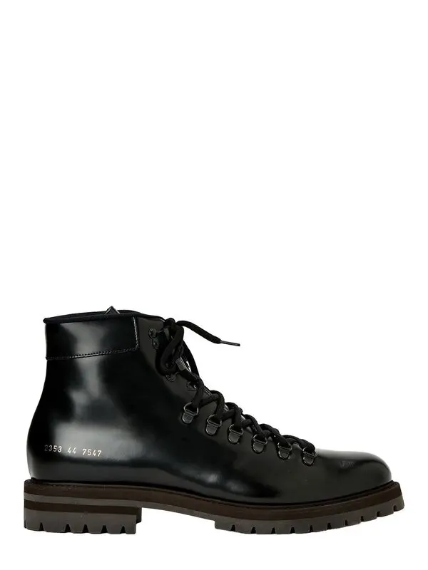 COMMON PROJECTS Lace-up Leather Boots - Black