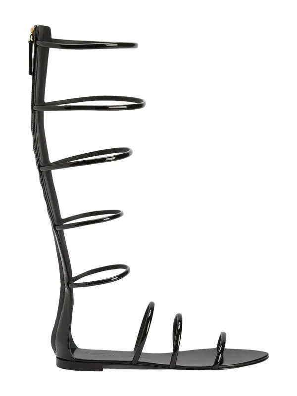 GIUSEPPE ZANOTTI Super Intrigo Gladiator Sandals - Black