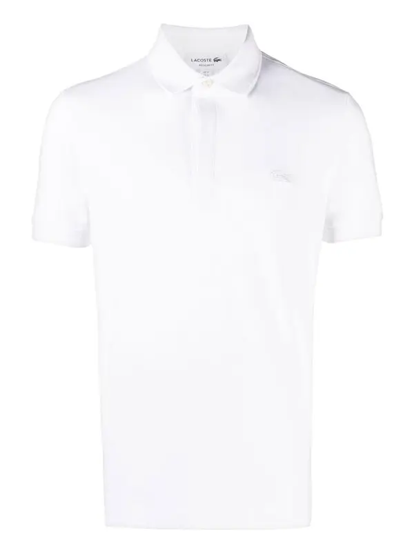 Lacoste Logo-patch Polo Shirt - White