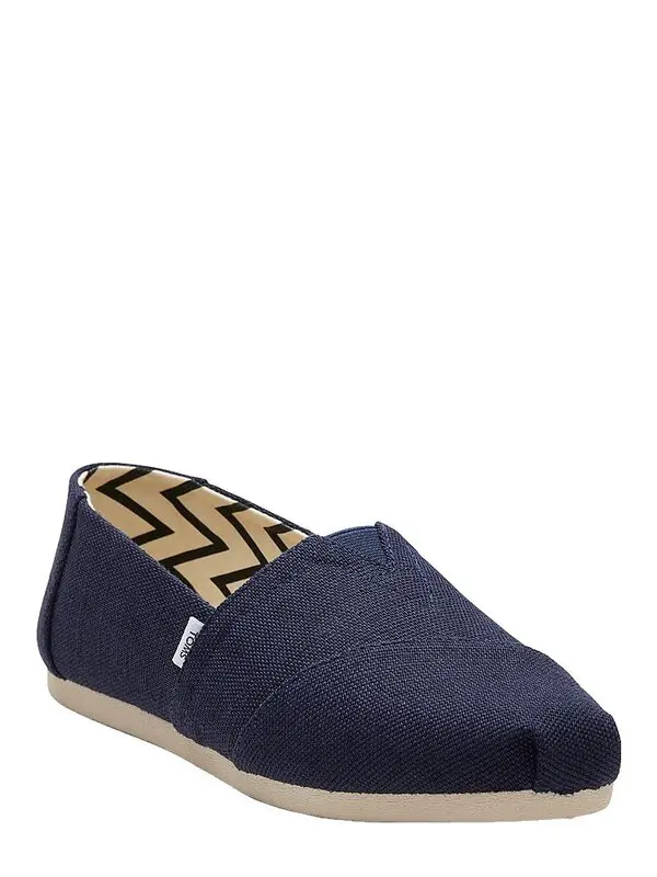 Toms Classic Alpargata Flats - Navy