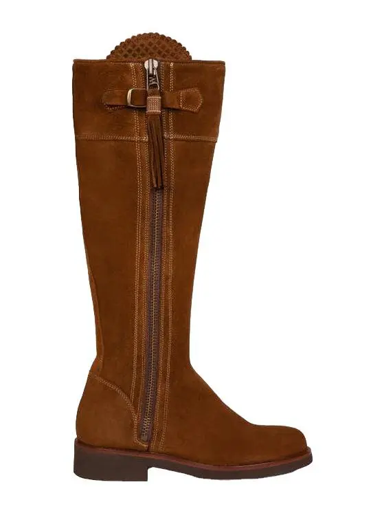 Penelope Chilvers Artisan Tassel Knee High Boot - Peat